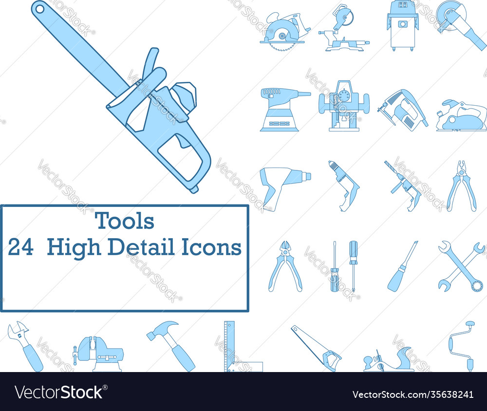 Tools icon set Royalty Free Vector Image - VectorStock