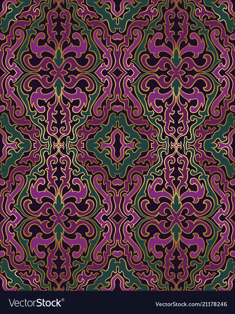 Oriental abstract pattern Royalty Free Vector Image