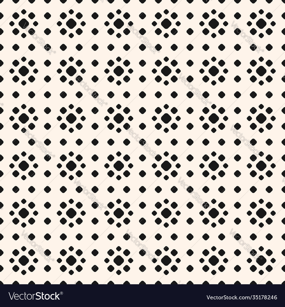 Polka dot seamless pattern with small circles Vector Image