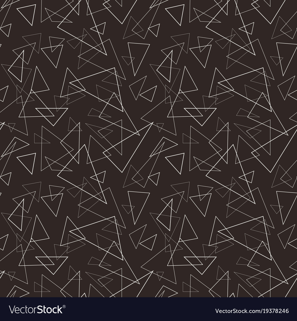 Seamless geometric triangle pattern Royalty Free Vector