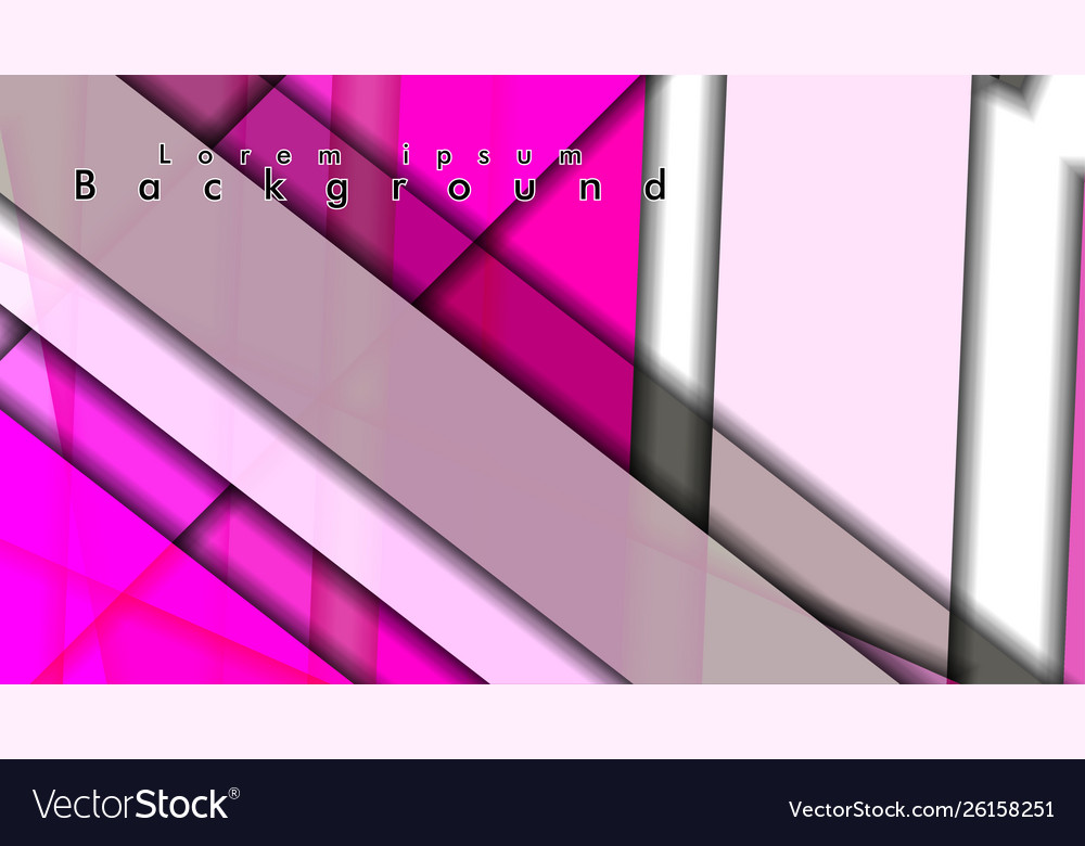 Abstract background design rectangular tube Vector Image