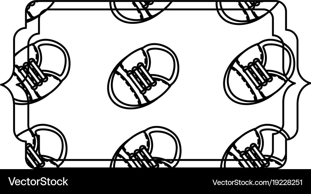 Bashoe frame Royalty Free Vector Image - VectorStock