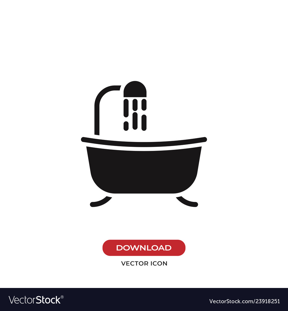 Bath icon Royalty Free Vector Image - VectorStock