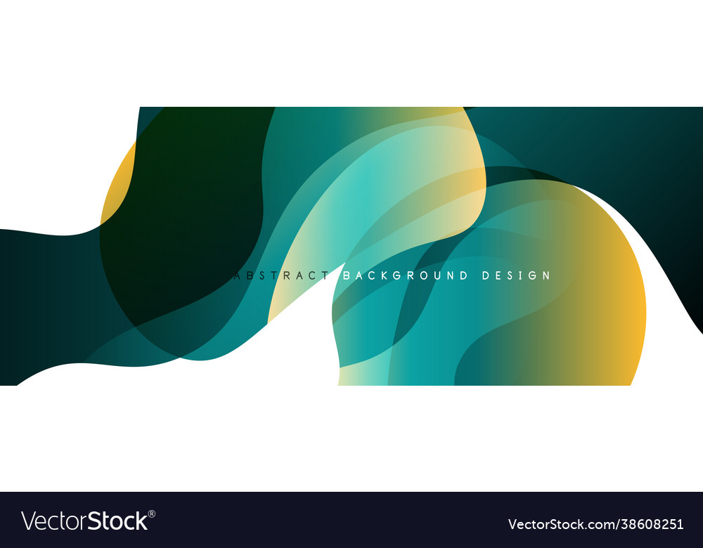 Trendy simple fluid color gradient abstract Vector Image