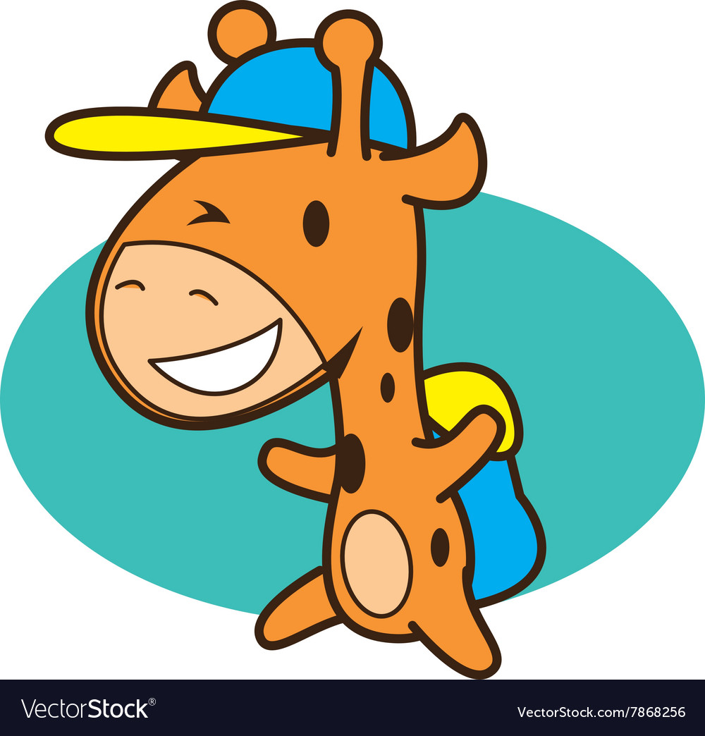 Giraffe school Royalty Free Vector Image - VectorStock