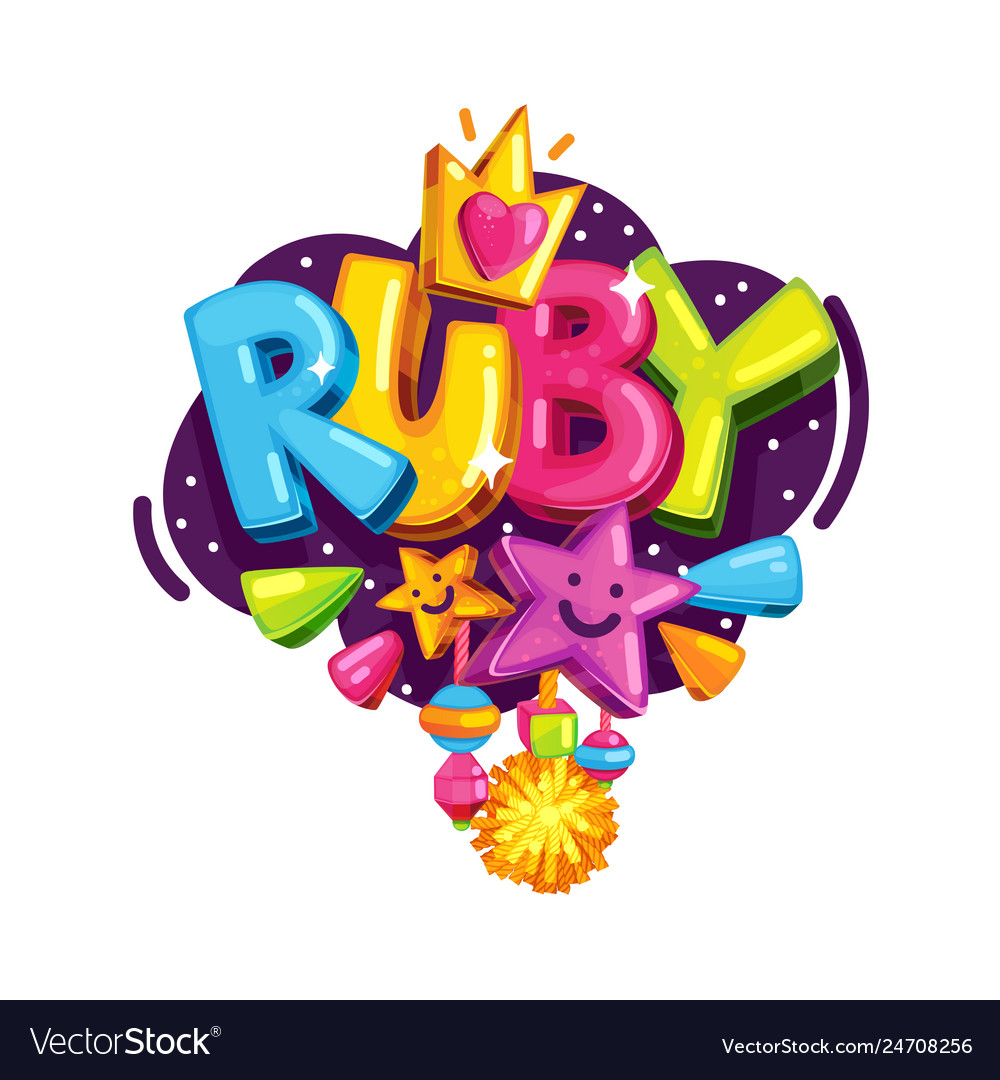 Ruby Royalty Free Vector Image - VectorStock