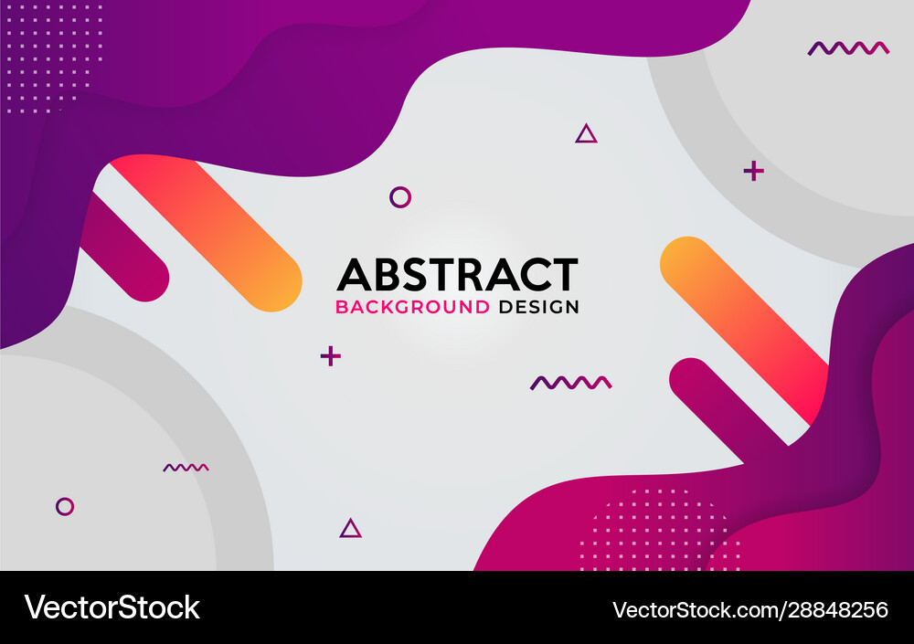 Trendy pop colorful abstract modern background Vector Image