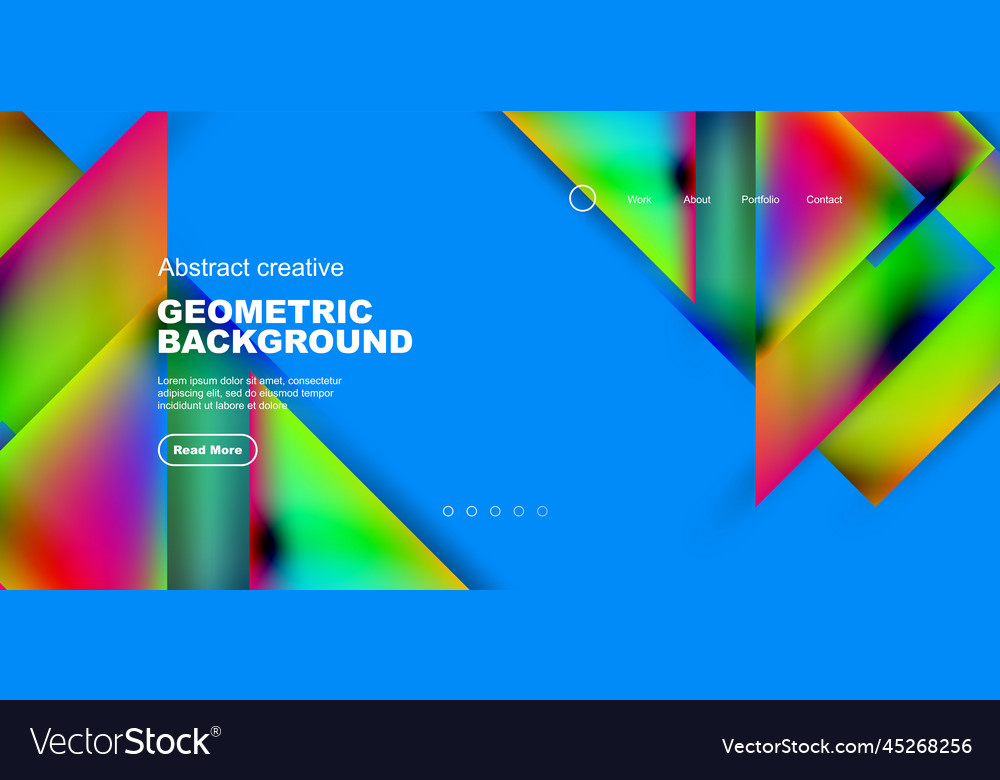 Triangle abstract background Royalty Free Vector Image