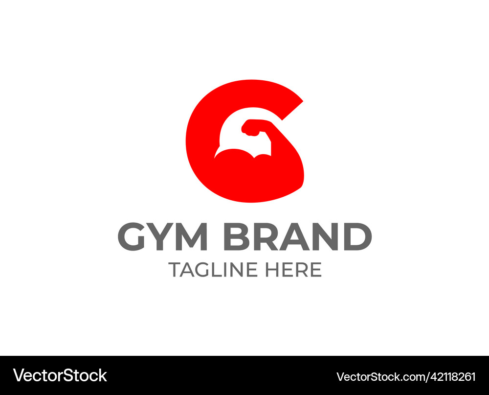 Modern creative letter g logo design minimalist Vector Image