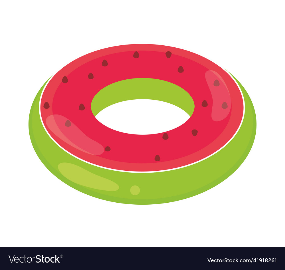 Watermelon float icon Royalty Free Vector Image