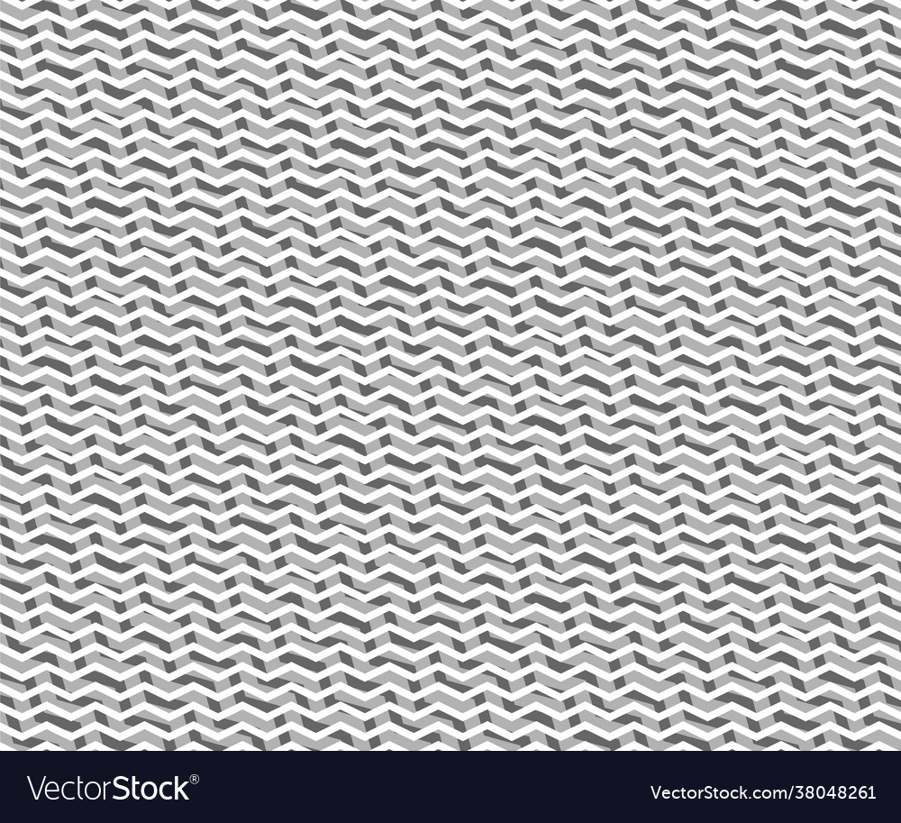 Wave Simple Seamless Wavy Line Smooth Pattern Vector Image