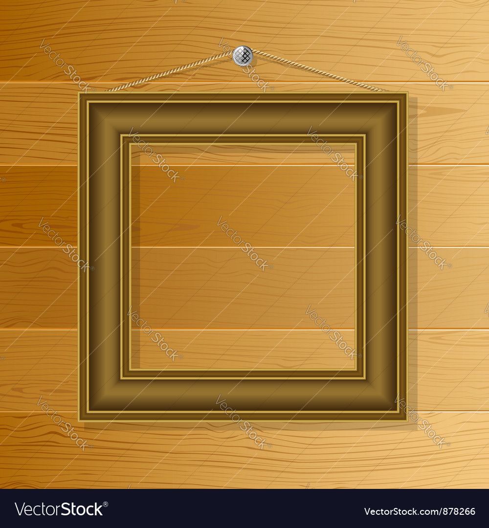 Brown frame Royalty Free Vector Image - VectorStock