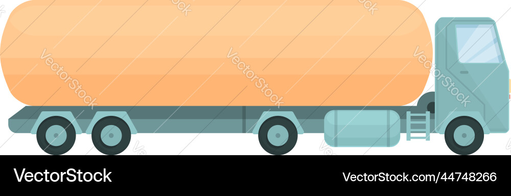 Flammable tanker icon cartoon gasoline Royalty Free Vector