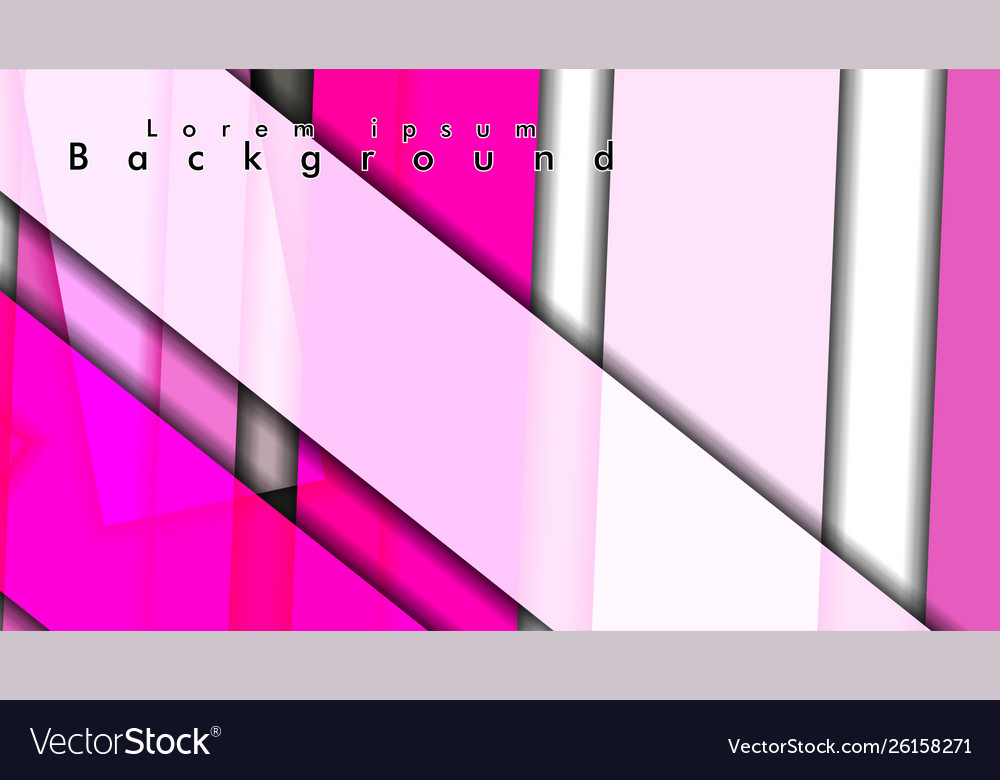 Abstract background design rectangular tube Vector Image