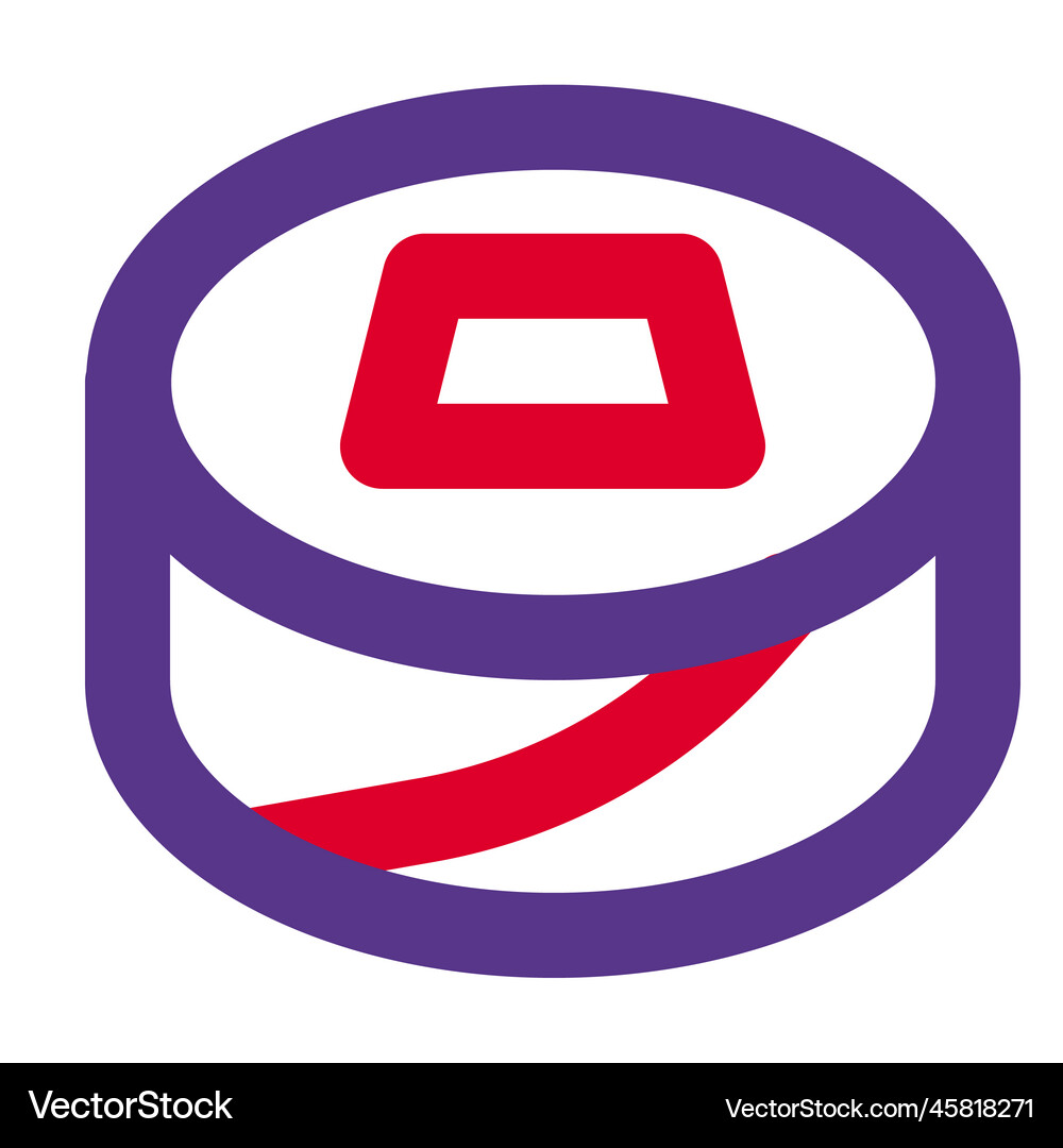 Creamy smooth flavorsome butter roll Royalty Free Vector