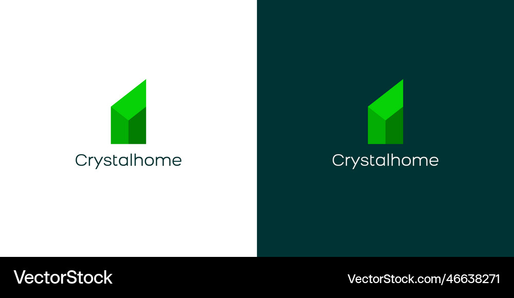 Modern and unique real estate logo design Vector Image