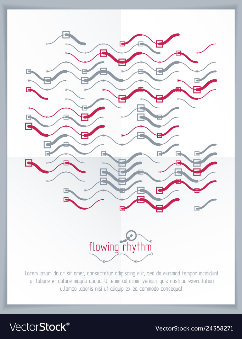 Technological innovative poster made Royalty Free Vector