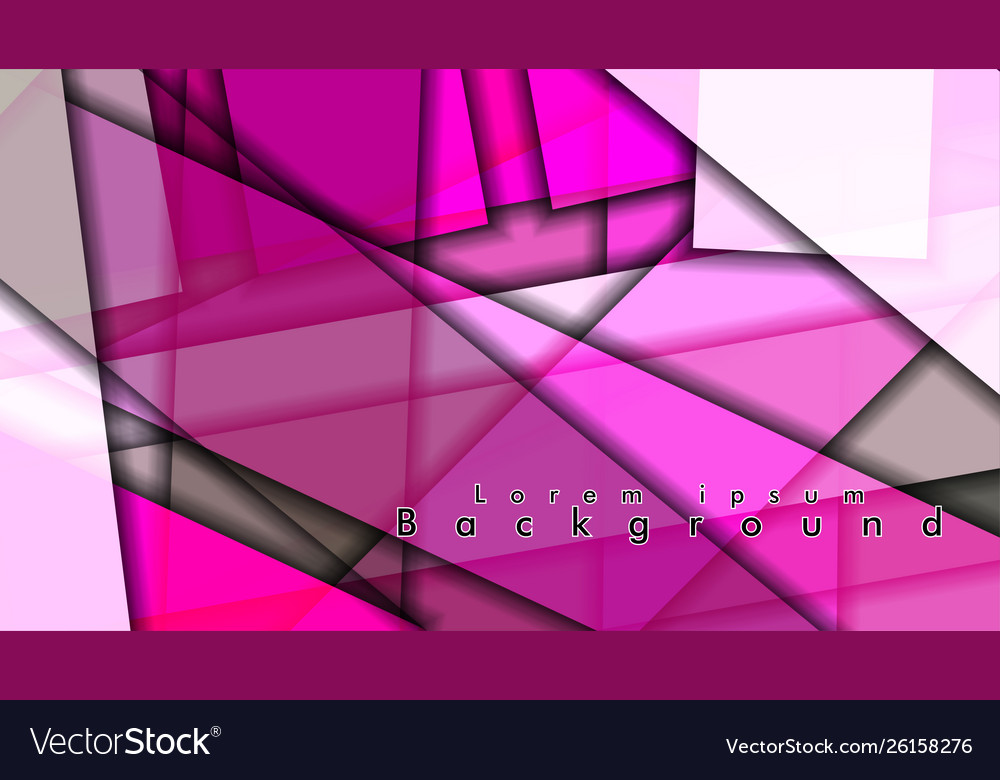 Abstract background design rectangular tube Vector Image