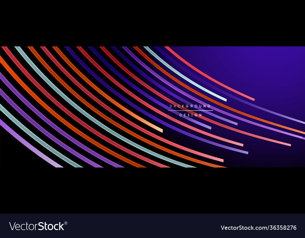 Abstract colorful lines background Royalty Free Vector Image