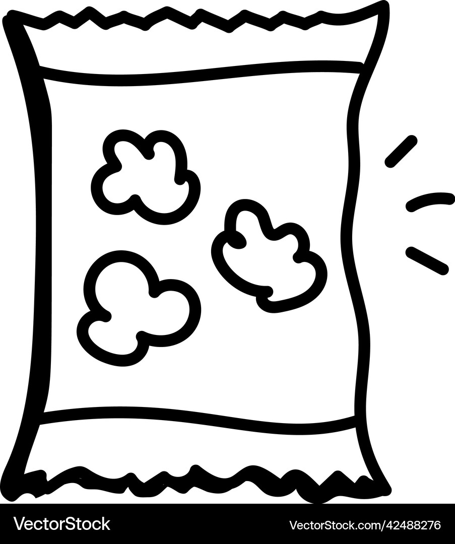 Popcorn Royalty Free Vector Image - VectorStock