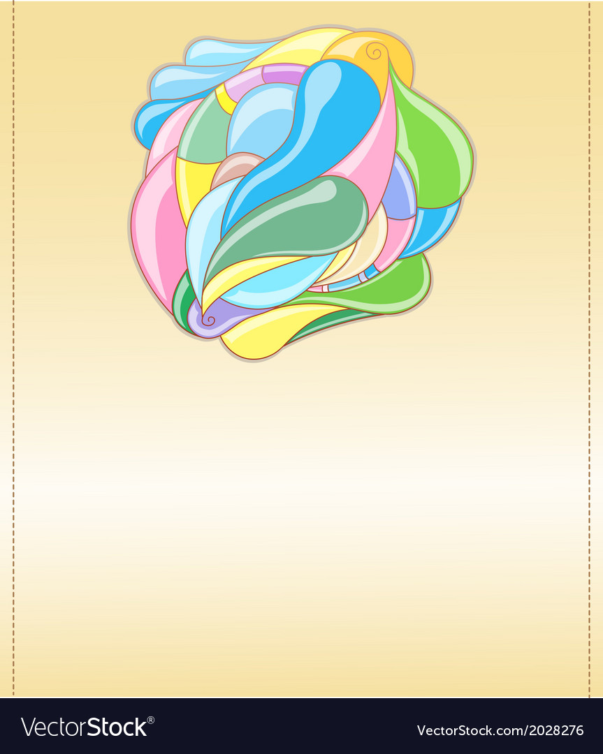 With layout Royalty Free Vector Image - VectorStock