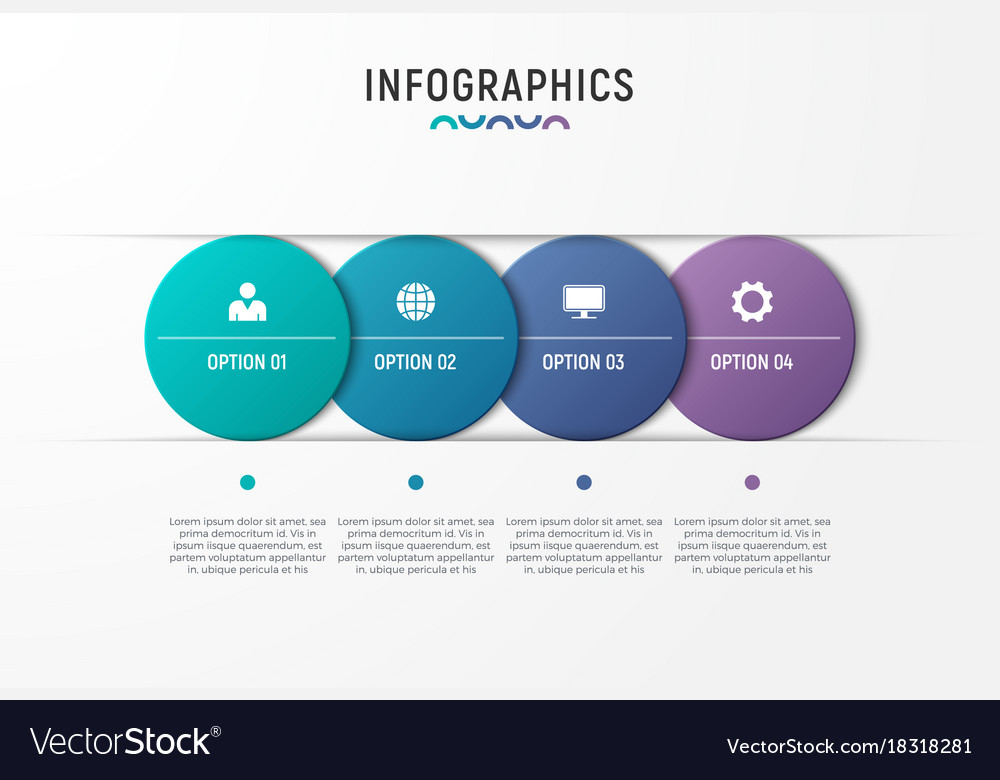 Infographic chart design Royalty Free Vector Image