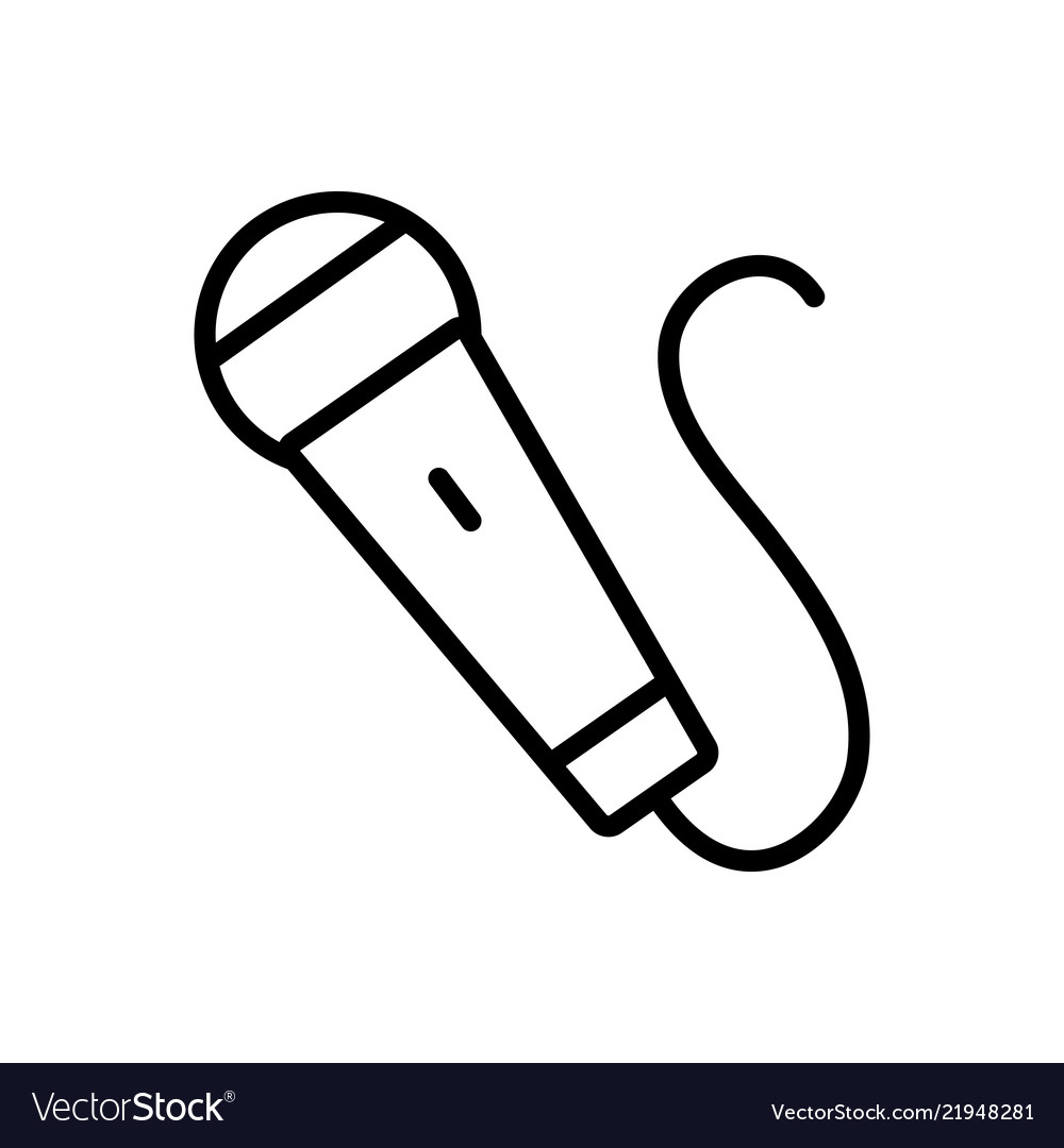 Microphone Royalty Free Vector Image - VectorStock