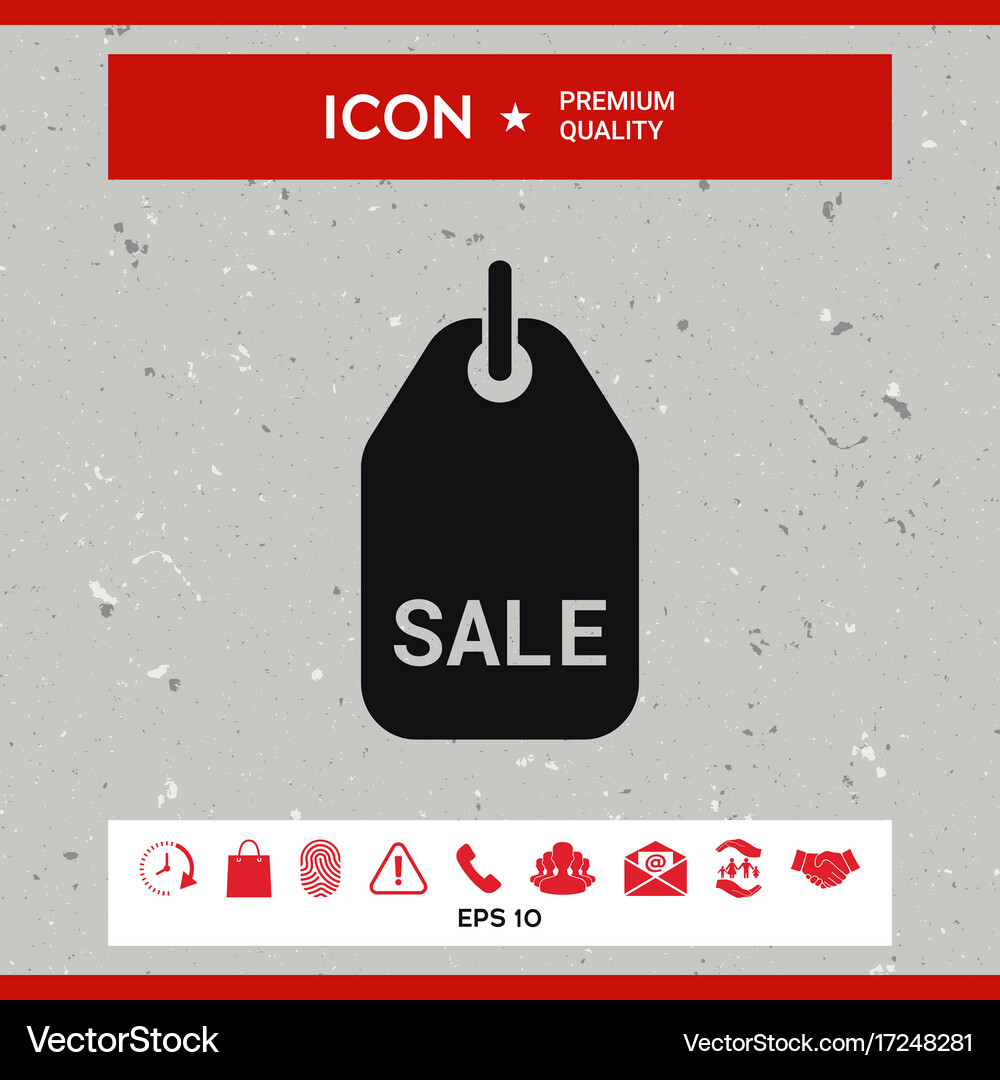 Sale tag Royalty Free Vector Image - VectorStock