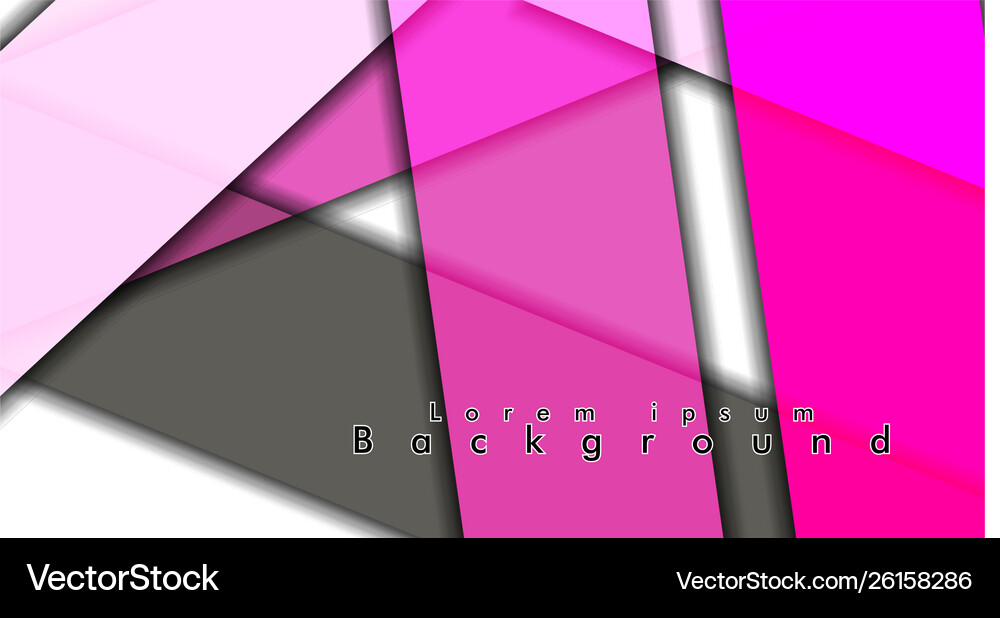 Abstract background design rectangular tube Vector Image