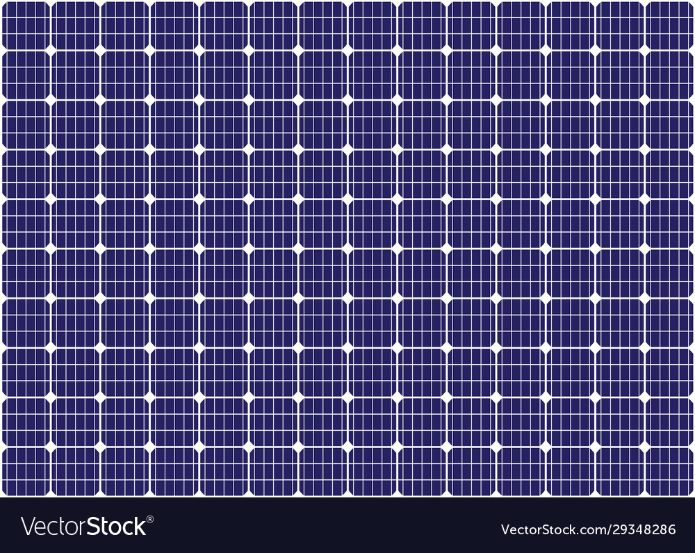 Blue solar cell pattern Royalty Free Vector Image