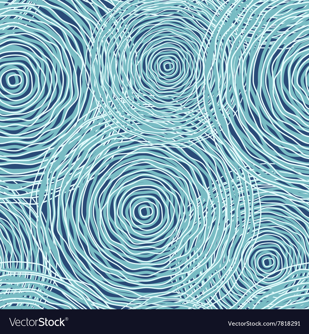 Blue colored circles seamless pattern Royalty Free Vector