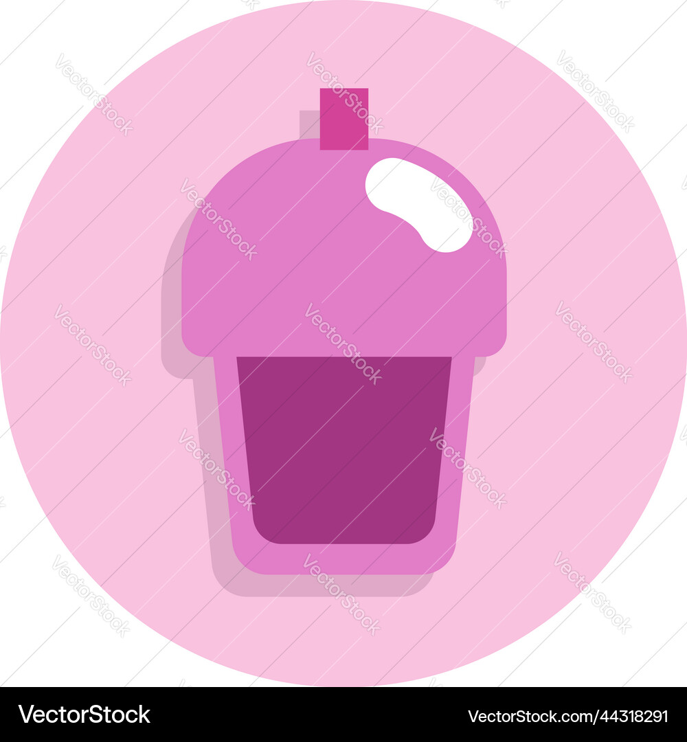 Cafe sweet drink on white background Royalty Free Vector