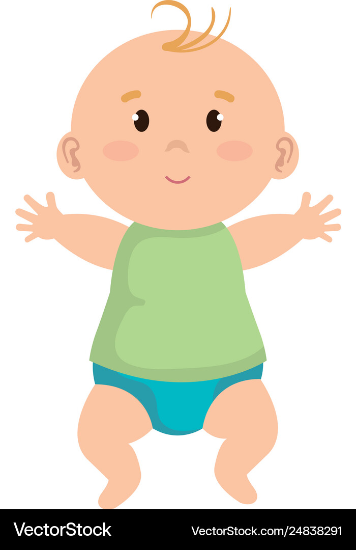 Little boy baby icon Royalty Free Vector Image