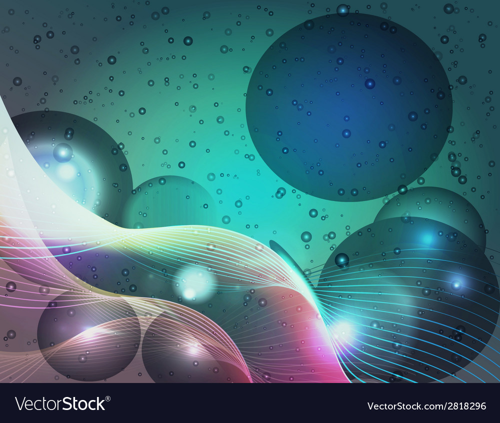 Abstract space background Royalty Free Vector Image