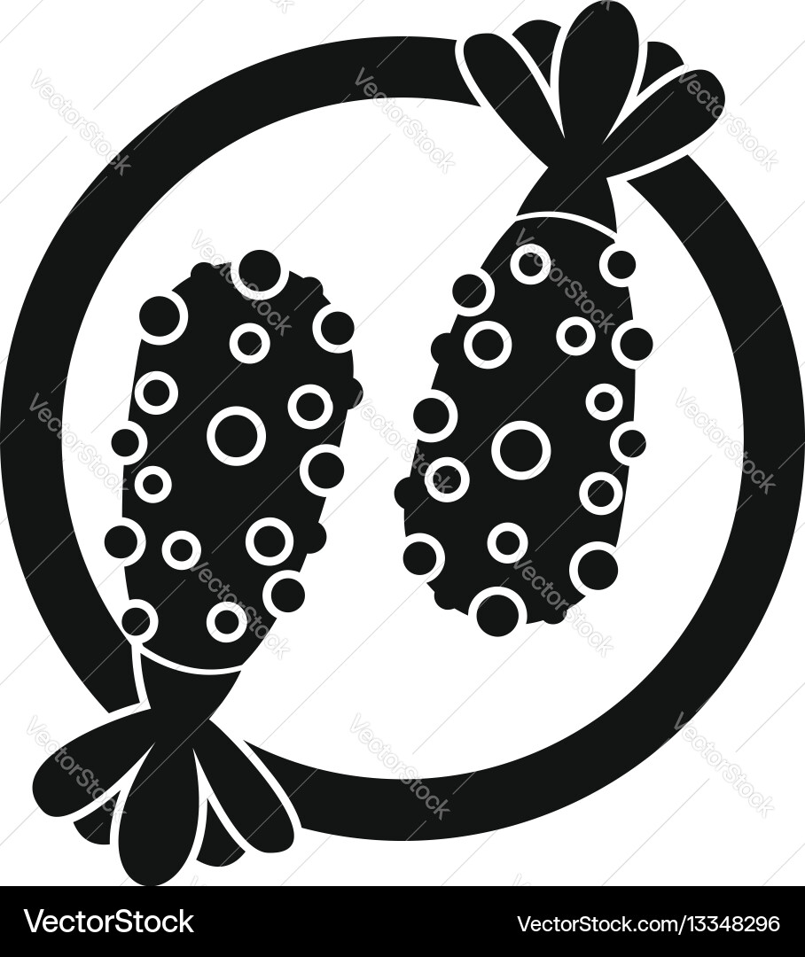Asian food icon simple style Royalty Free Vector Image