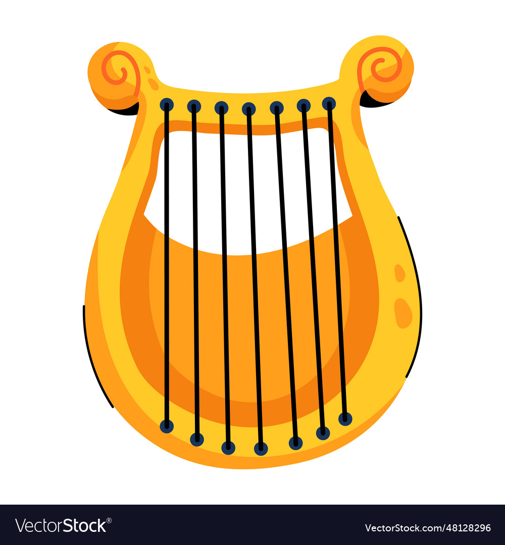Lyre Royalty Free Vector Image - VectorStock