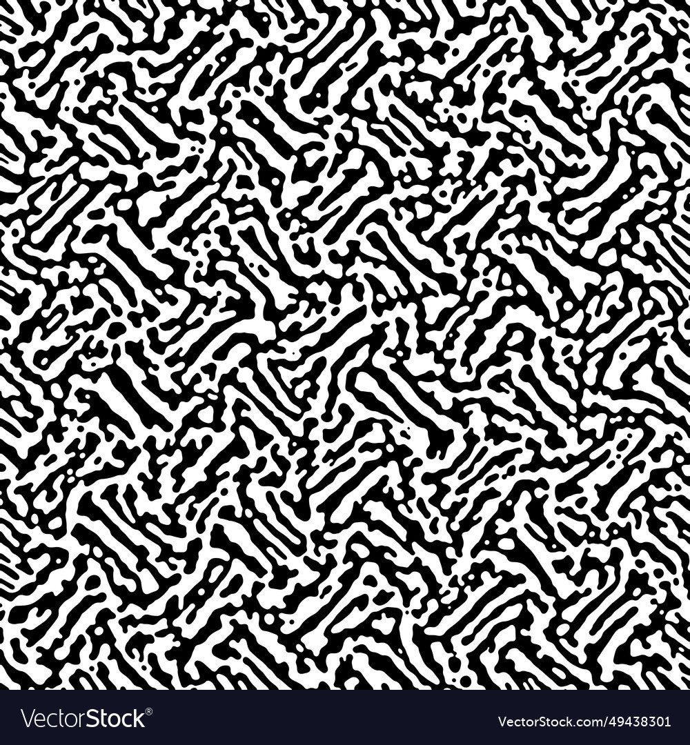 Abstract Turing Ornament Halftone Reaction Vector Image