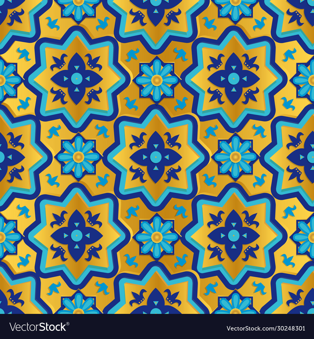 Arabic seamless patterns Royalty Free Vector Image