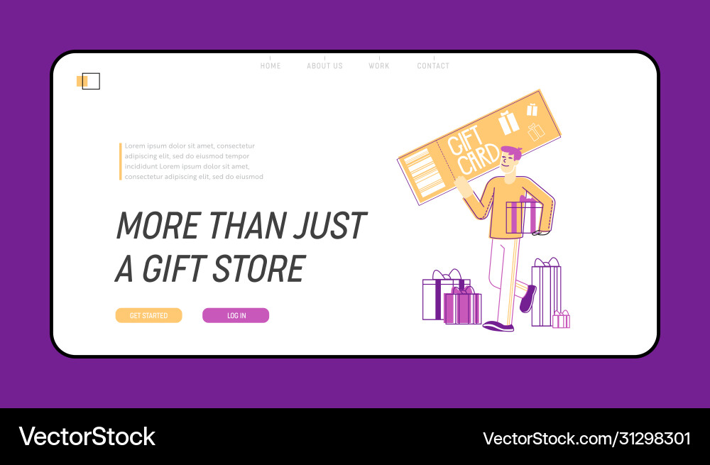 Total sale landing page template customer Vector Image