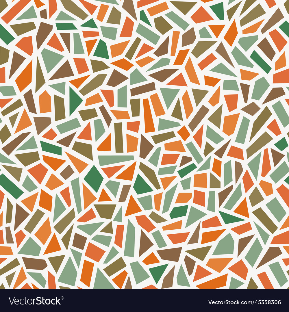 Seamless pattern multicolor broken vessel Vector Image