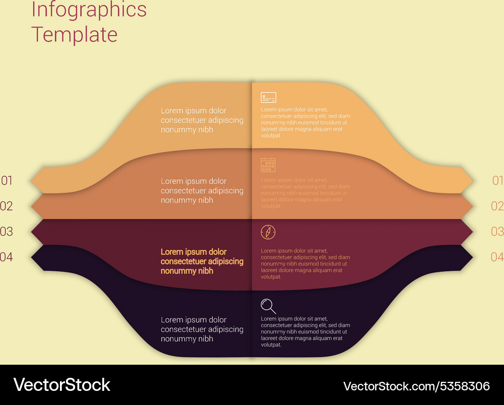 Set of infographic template layouts flow chart Vector Image