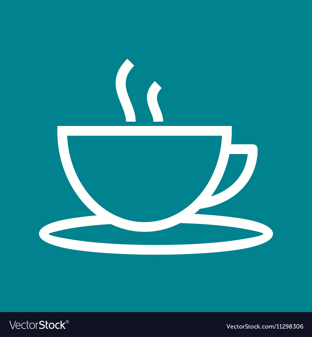 Tea cup Royalty Free Vector Image - VectorStock