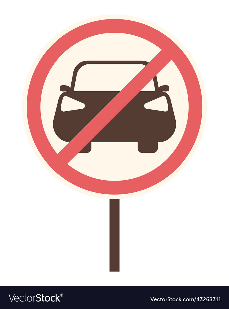 Dont parking signal traffic Royalty Free Vector Image Dont parking signal traffic Royalty Free Vector Image