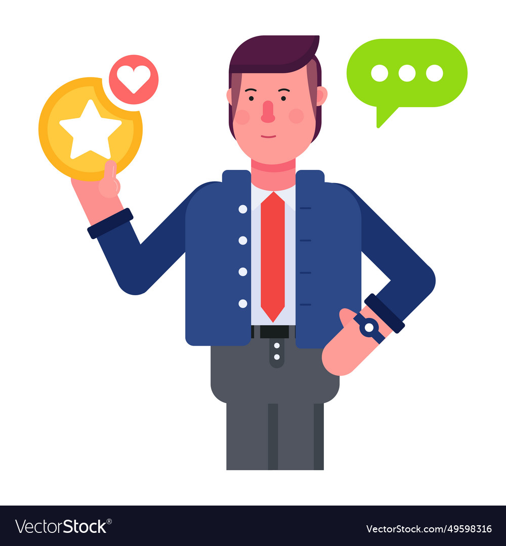 Feedback comment Royalty Free Vector Image - VectorStock
