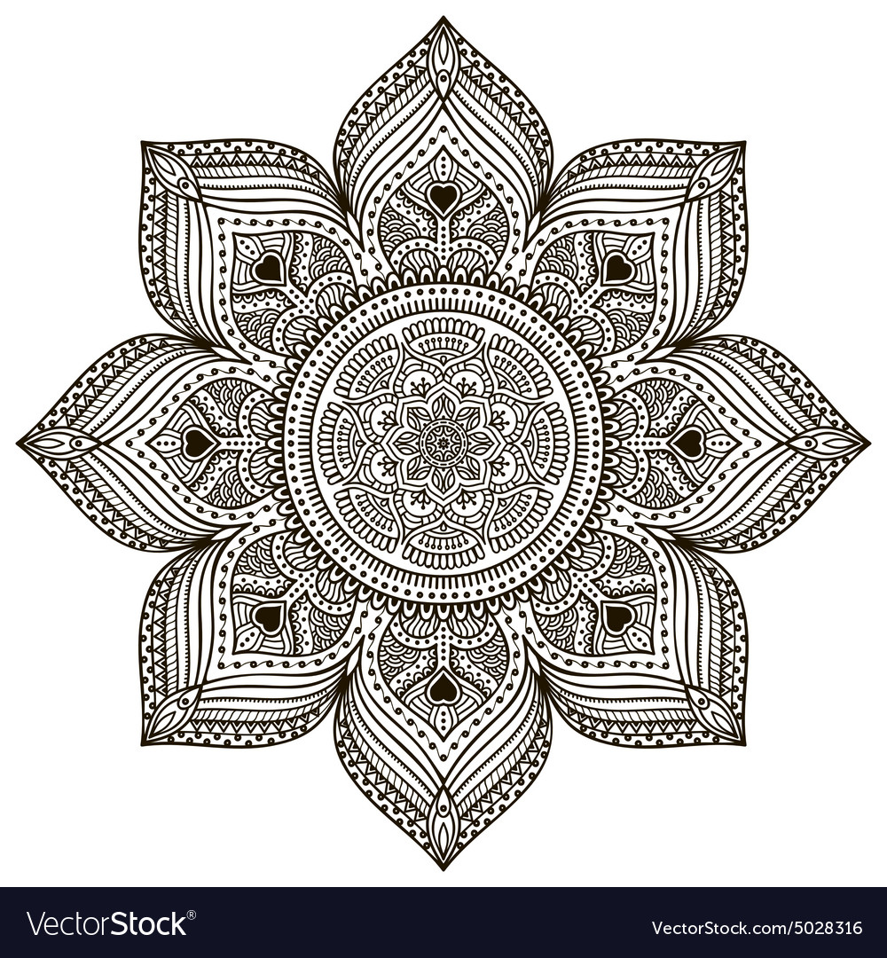 Mandala Royalty Free Vector Image - VectorStock
