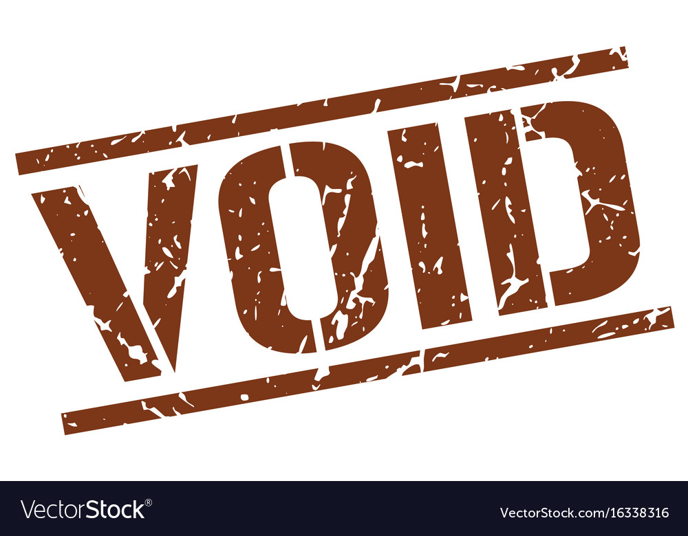 Void stamp Royalty Free Vector Image - VectorStock