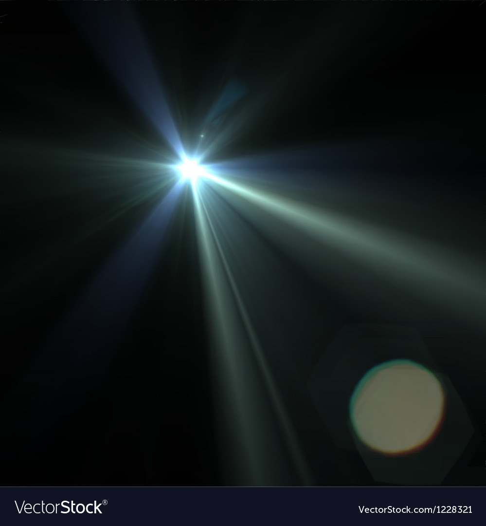 Blue flare Royalty Free Vector Image - VectorStock