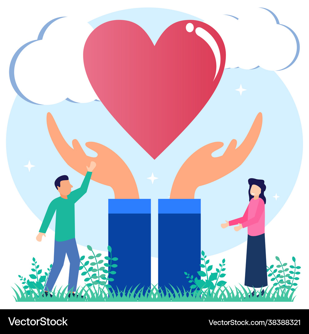 Graphic cartoon character humanity and autism Vector Image