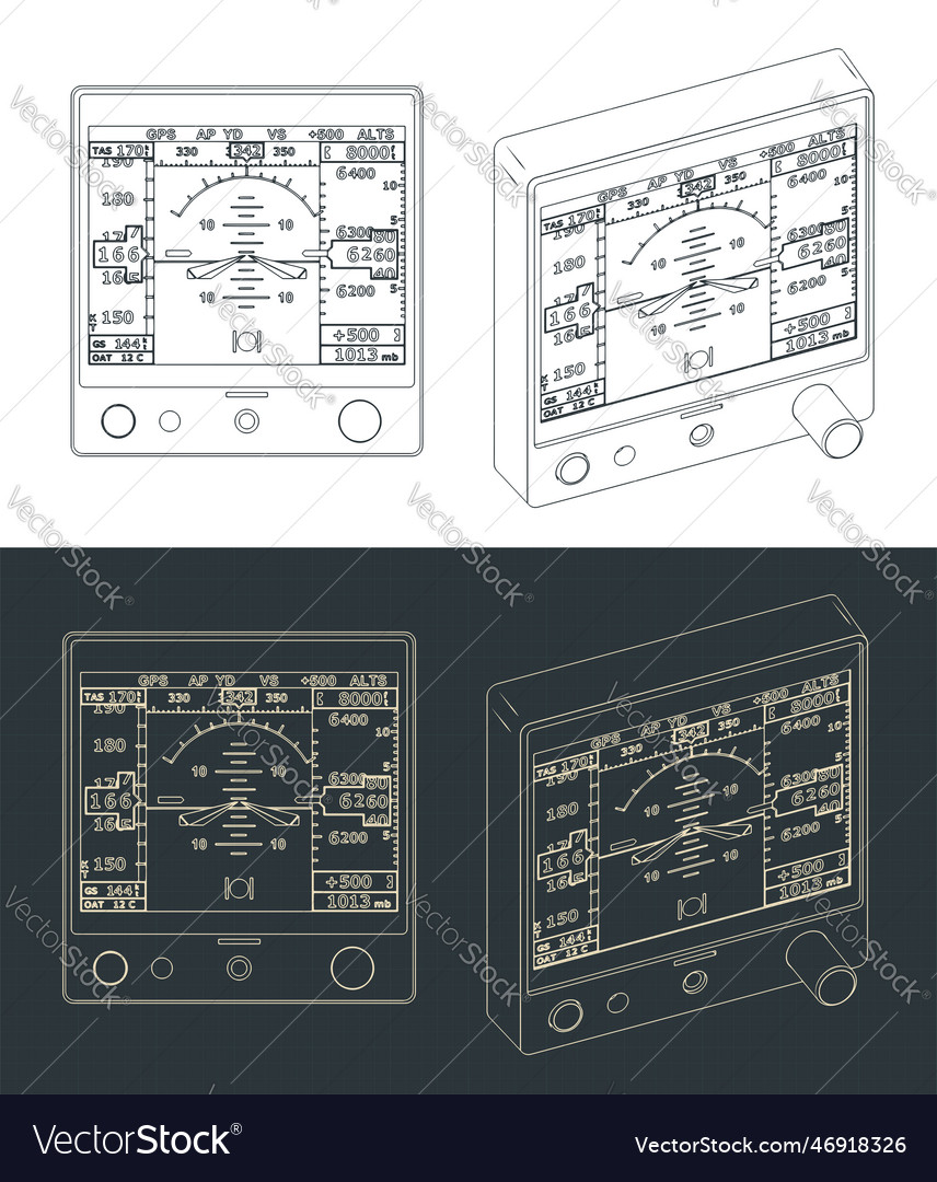 Attitude Indicator And Turn Coordinator Blueprints