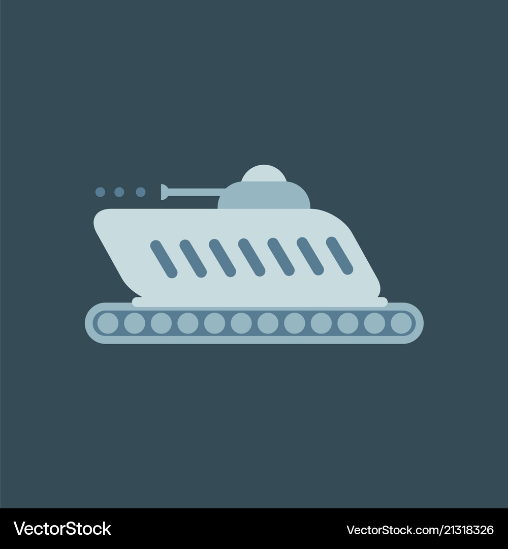 Cartoon modern armored tank available eps-10 Vector Image